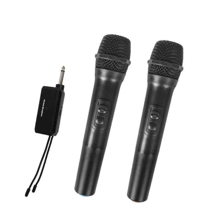 Wireless Microphone Cordless Handheld Karaoke Mic With Rechargeable ...
