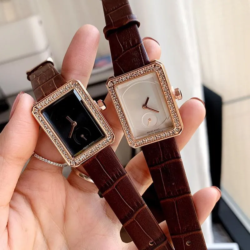 Women's Diamond-Studded Quartz Wristwatch: AAA Top-Grade Luxury Watch ...