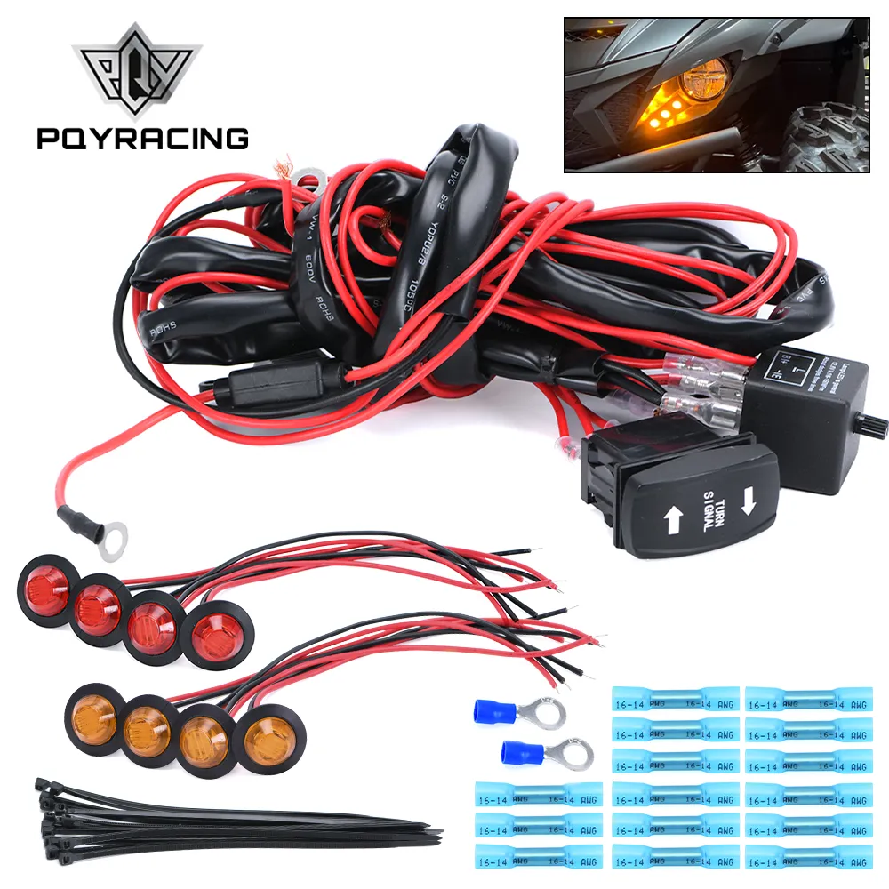 Universal 12V ATV UTV Rocker Switch Kit Kit Street Street Kits مع 8 ...