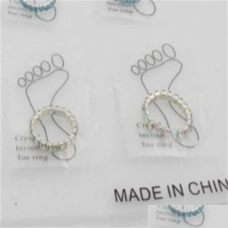 Wholesale Bohemian Rhinestone Toe Rings Set For Women From Dh ...