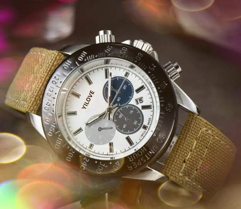 Monterey Luxury Sub Dials Die Men's High Beat Quartz Watch 41mm ...