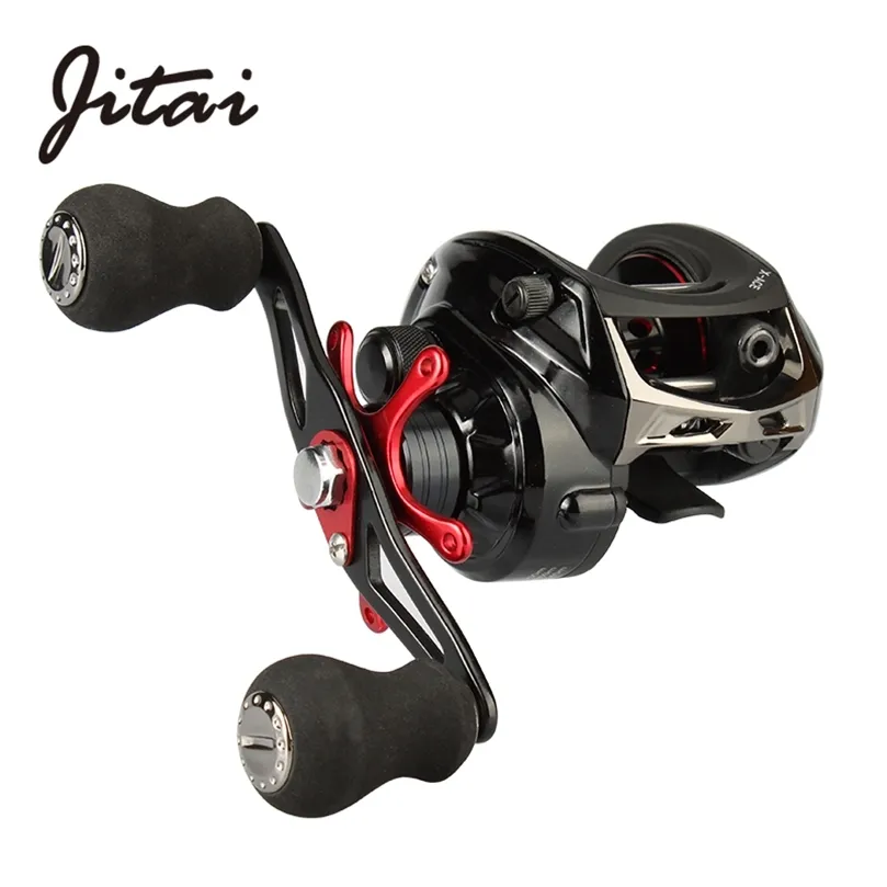 Baitcasting Fishing Reel by JITAI, Equipped with PE 4 Strands Line, 8Kg ...