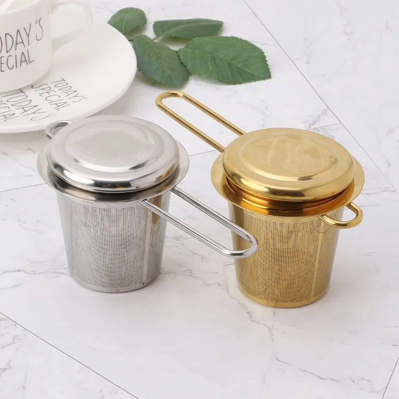 Reusable Mesh Tea Infuser Stainless Steel Strainers Loose Leaf Teapot ...