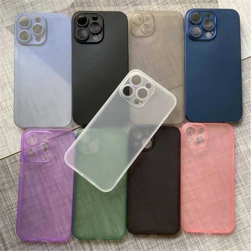 0.3mm Matte PP Phone Cases Ultra Thin Slim Frosted Full Coveraged ...