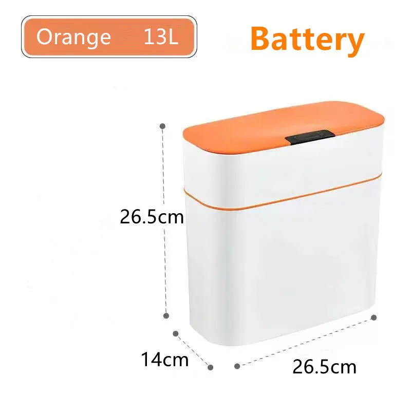 Waste Bins 1316L Smart Trash Can Sensor USB Rechargeable Automatic ...