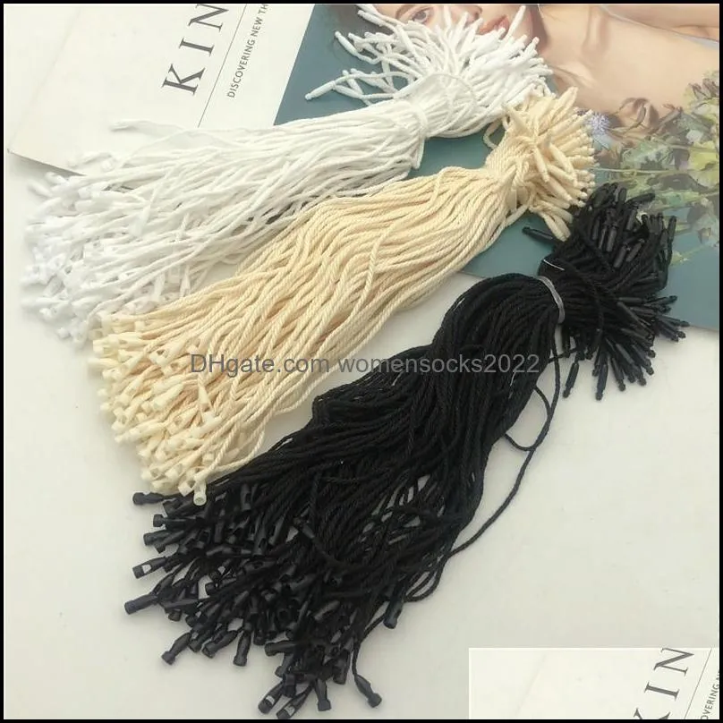 DHgate.com:Cotton Clothes Garment Hang Tag String Snap Lock Pin Loop ...