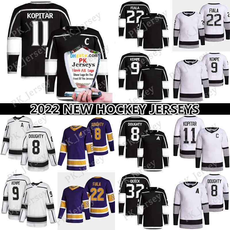 11 Anze Kopitar Hockey Jersey 22 Kevin Fiala 8 Drew Doughty 32 Jonathan Quick 33 Viktor ...