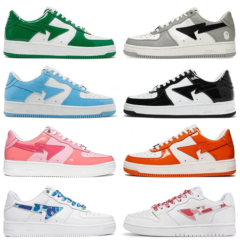 ABC Camo Running Shoes SK8 Sta White Blue Red Color Camos Combo Pink ...