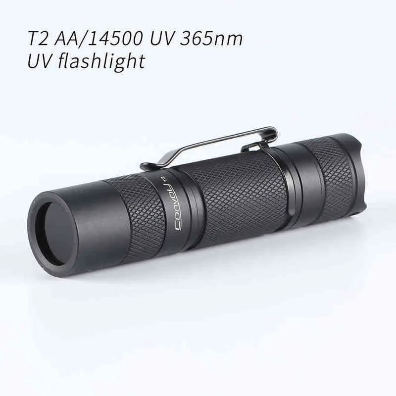 DHgate.com:Convoy T2 AA/14500 UV 365nm Ultraviolet Flashlight for UV ...