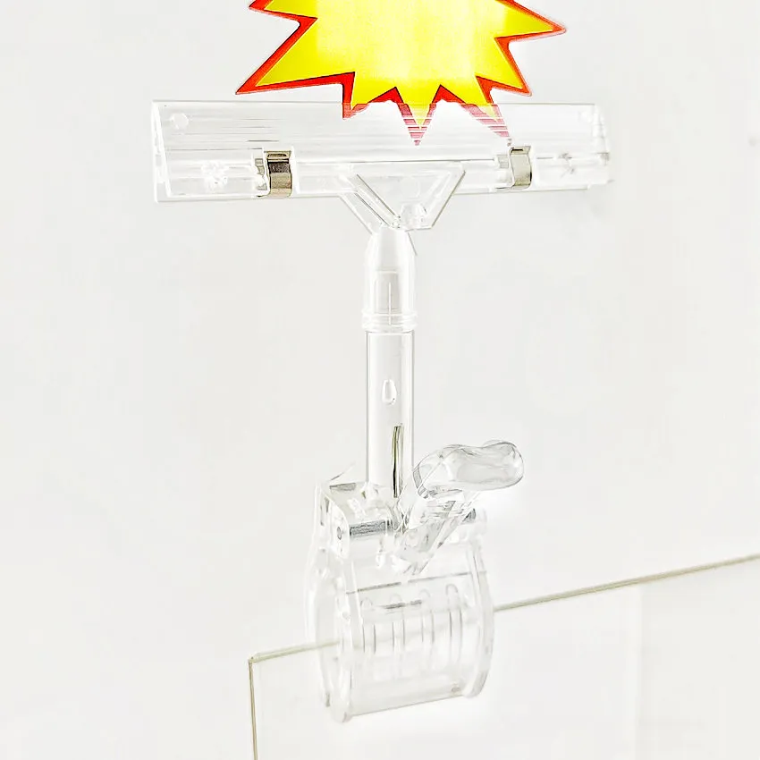 DHgate.com:Strong Grip Transparent Plastic Price Display Clip Holder ...