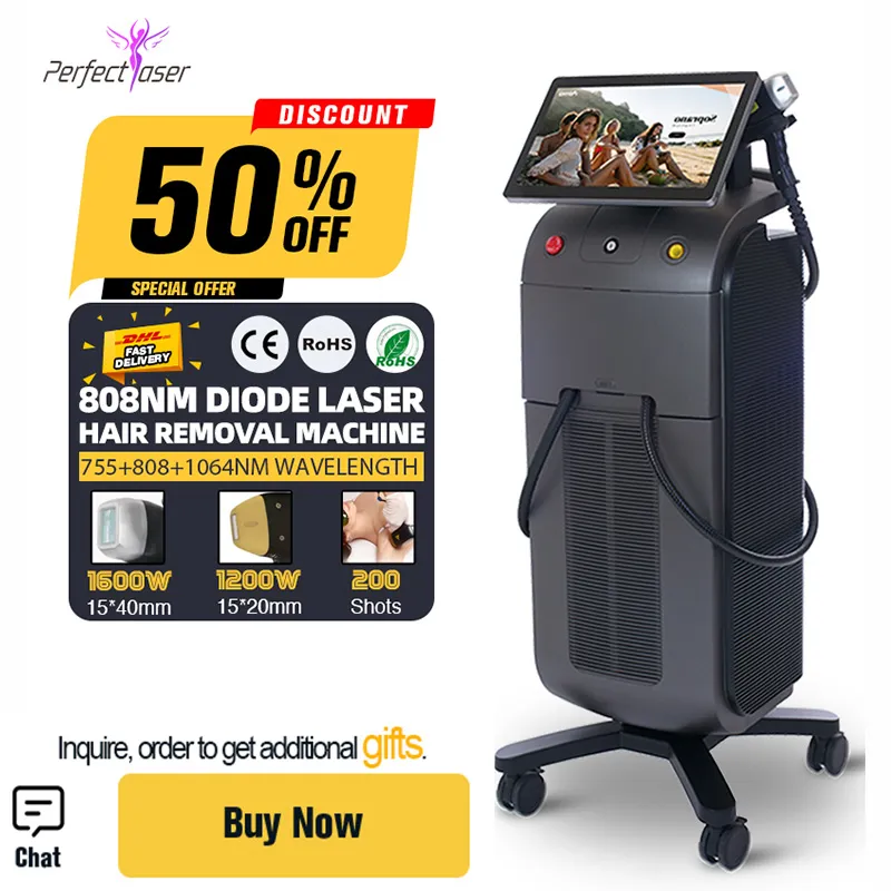 Professional Ice Facial Laser Hair Removal Machine 3500W, 755/808 ...