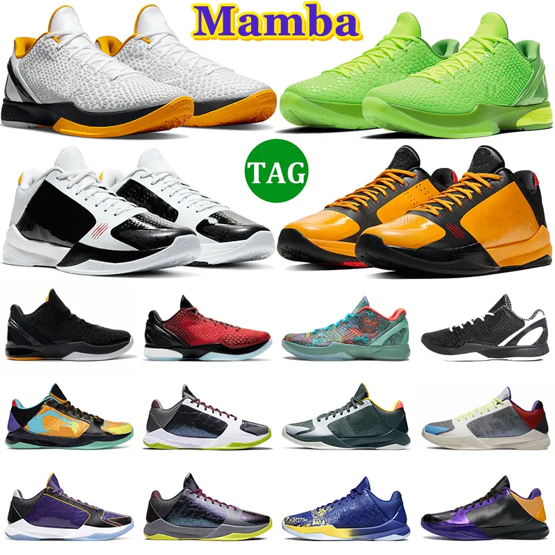 Mamba 6 Protro Basketball Shoes Men Grinch Mambacita Sweet 16 Del Sol ...