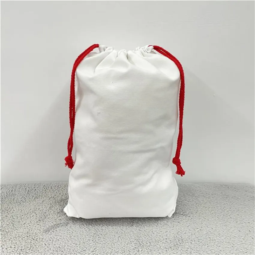 Personalized Christmas Santa Sacks: Sublimation Canvas Gift Bags ...