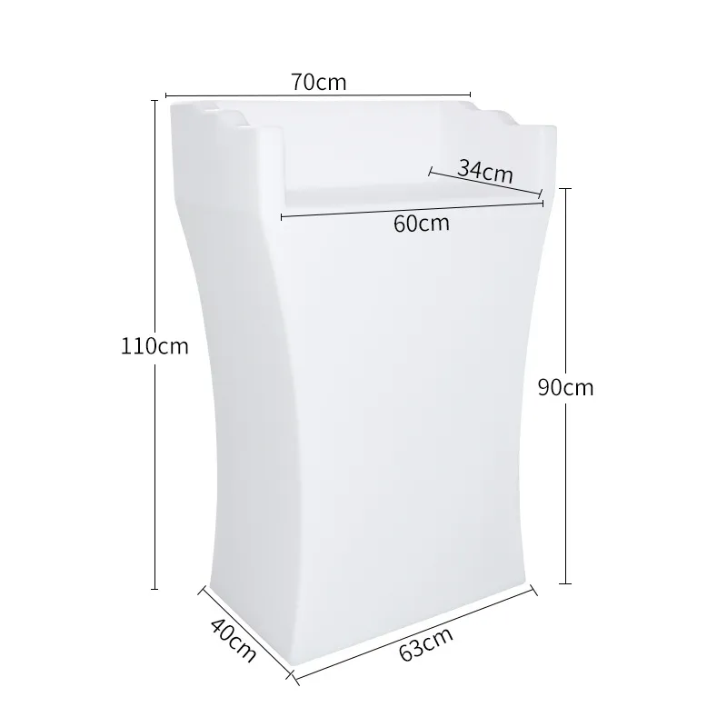 LED Rechargeable Bar Reception Desk Nightclub Simple Modern Cashier ...