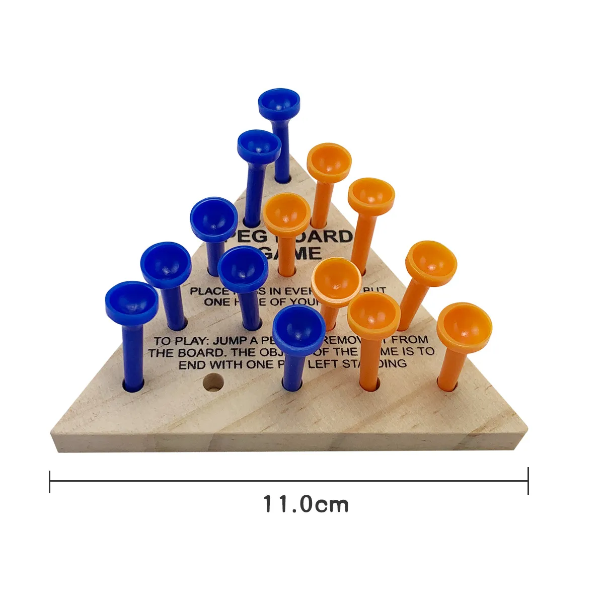 Peg Board Game Novelty Games Gag Toys Kids Gifts Triangle Peg Wooden ...