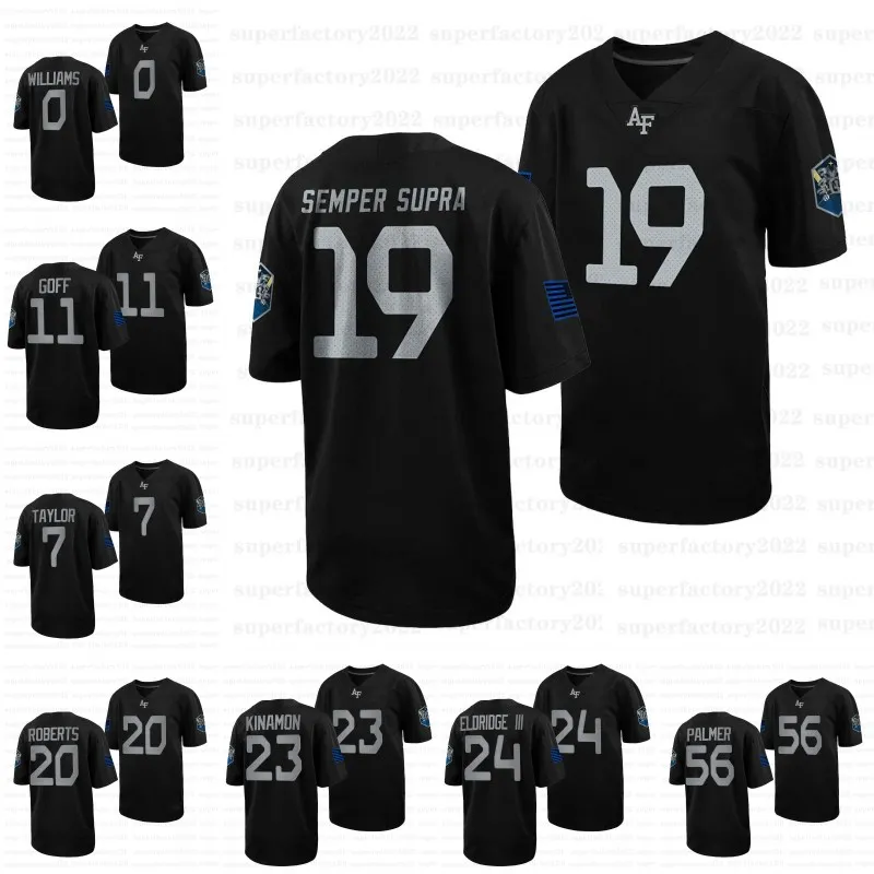 Custom Force Falcons 2022 College Football Jersey Trey Williams Haaziq ...