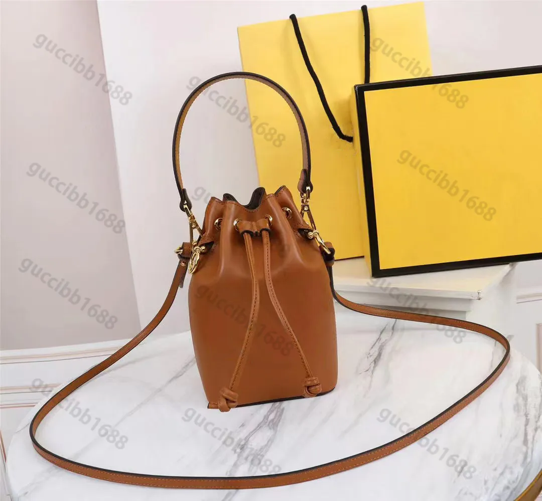 10A Top Tier Mini Tresor Bucket Bag Mirror Quality Womens Real Leather ...