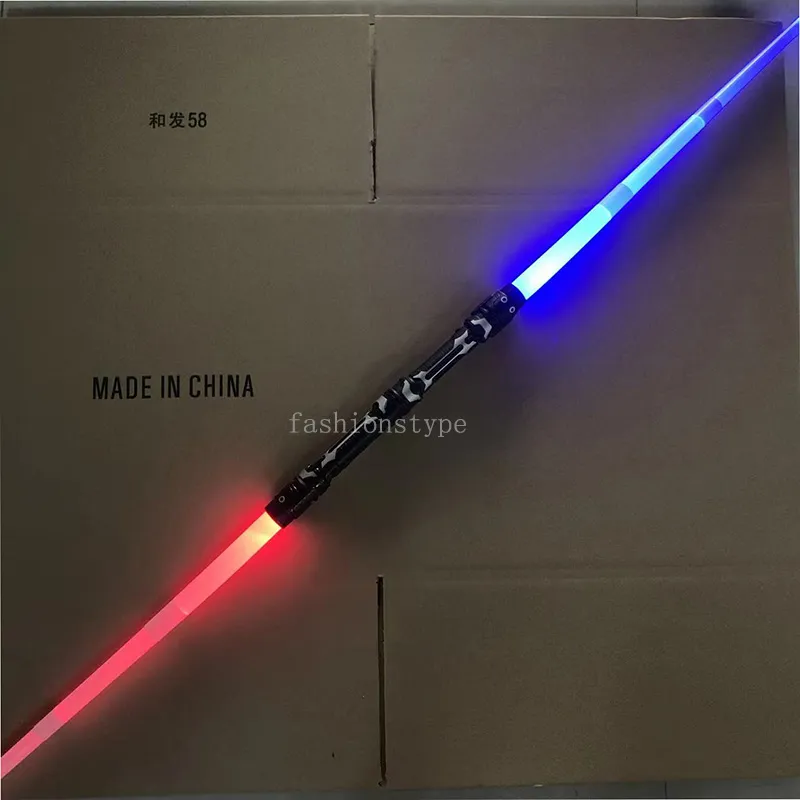 2 In 1 LED Laser Sword And Lightsaber With Color Retractable Induction ...