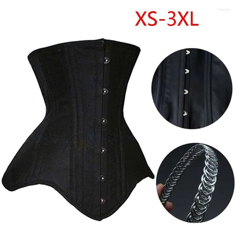 DHgate.com:Black Steel-Boned Underbust Corset Top | Shaping Bustier ...