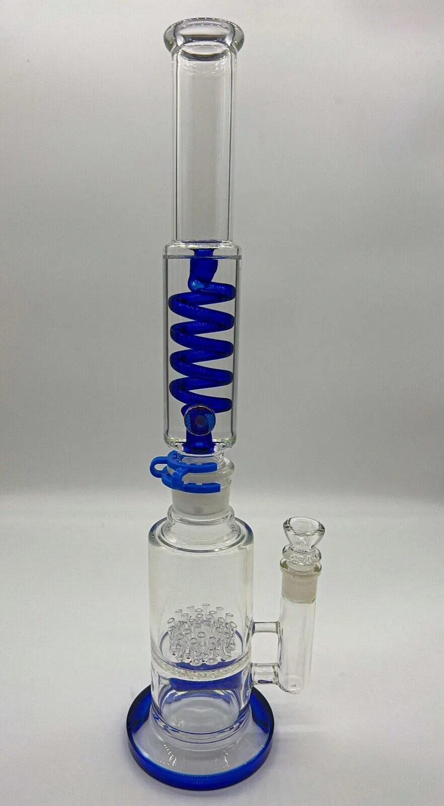 Vintage Freezer Glycerin Coil Glass BONG 19INCH Hookah Water Smoking ...