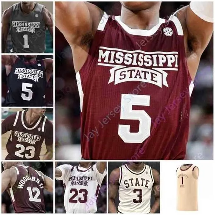 2024 Mississippi State Basketball Jersey NCAA College Carter Perry ...