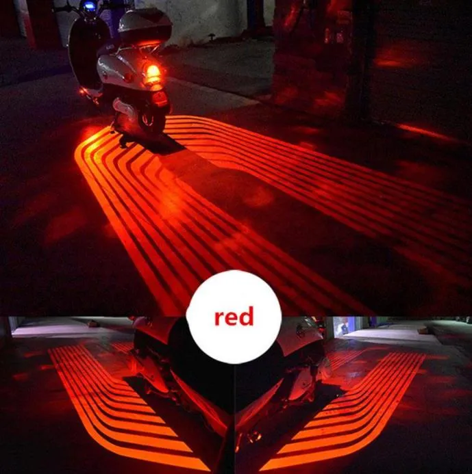 Motorcycle LED Lights Projector Chassis Decorative Lamp White Red Blue ...