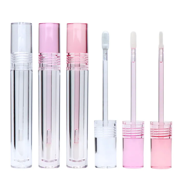 Lip Gloss Tube Containers: 5ml Clear PET Plastic Mini Lipstick ...