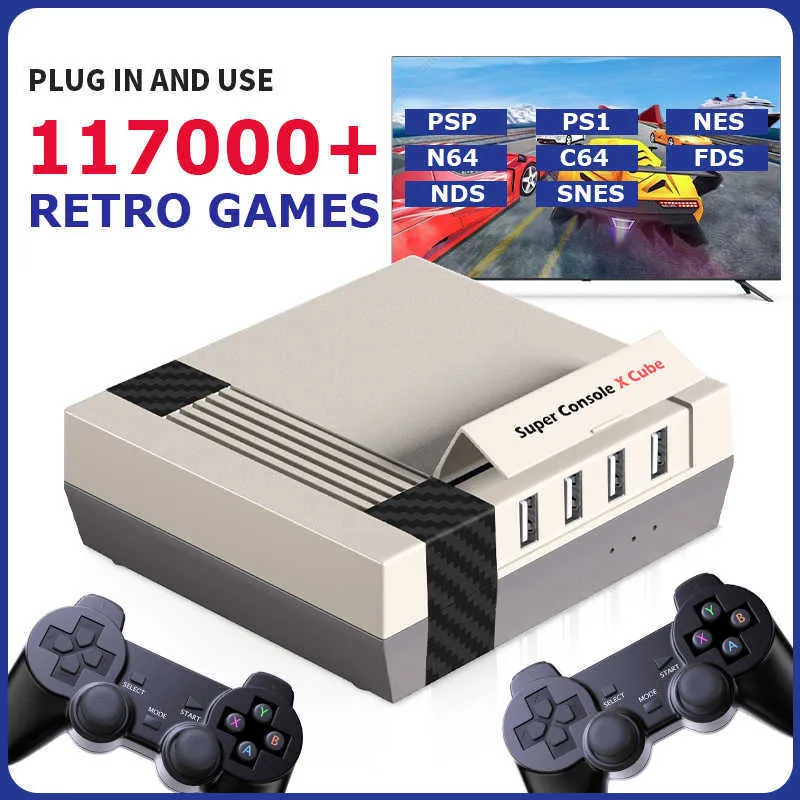 Super Console X Cube Retro Game Console 117000+ Games For PS1/PSP/N64 ...