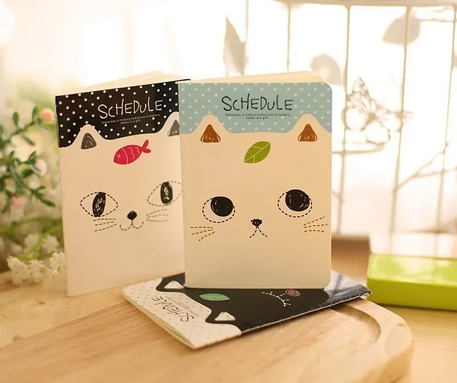 Wholesale Cute Cat Mini Notebook With Stitching And Binding Portable ...