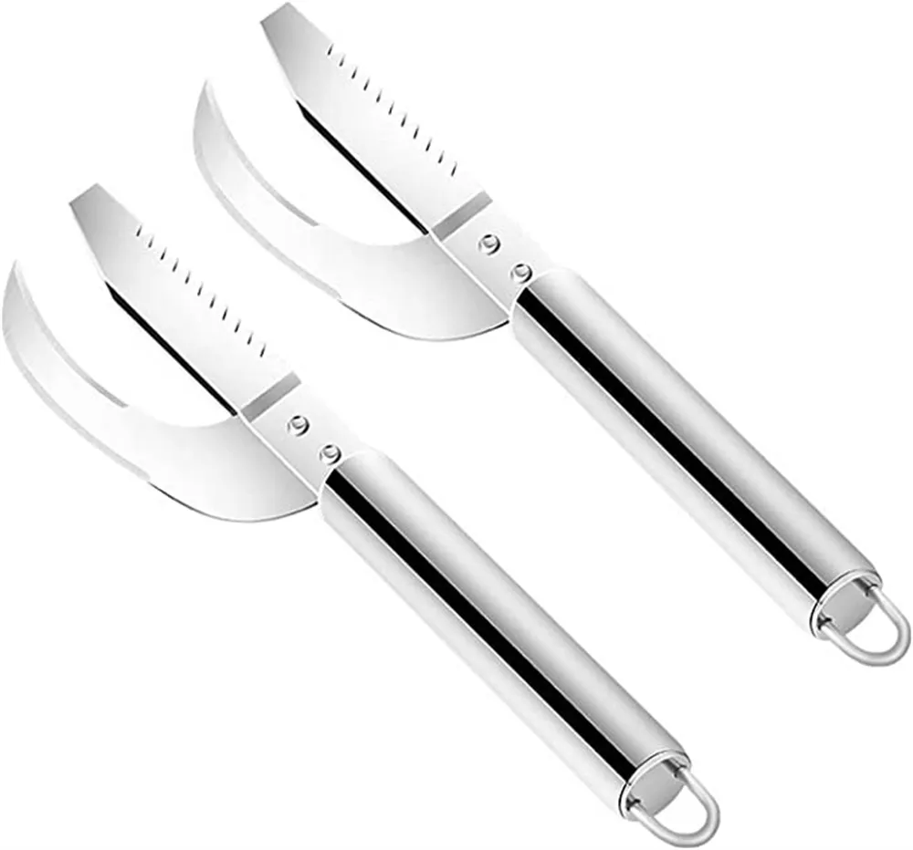 3-in-1 Stainless Steel Fish Scaler - Easy Fish Scaling & Gutting Tool ...