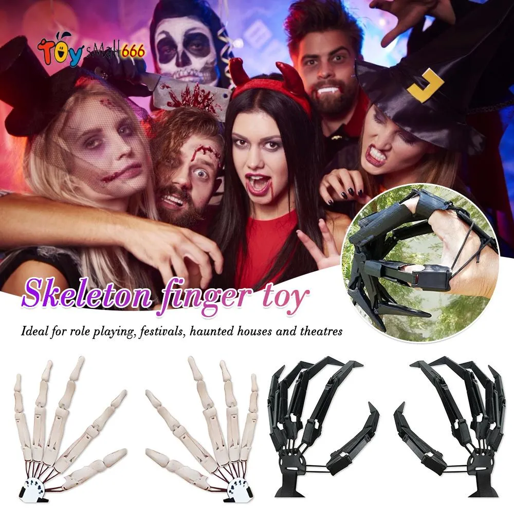 Fingers Articulados Do Halloween Scarry Fake Fingers Fingers Skeleton ...