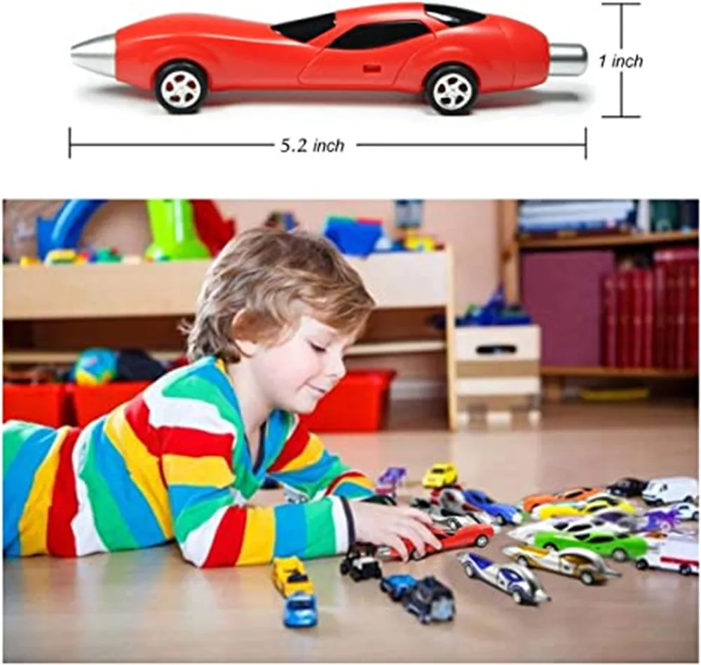 Cool Pens Racing Car Ballpoint Pens - Novelty Fun Pens for Kids Party ...