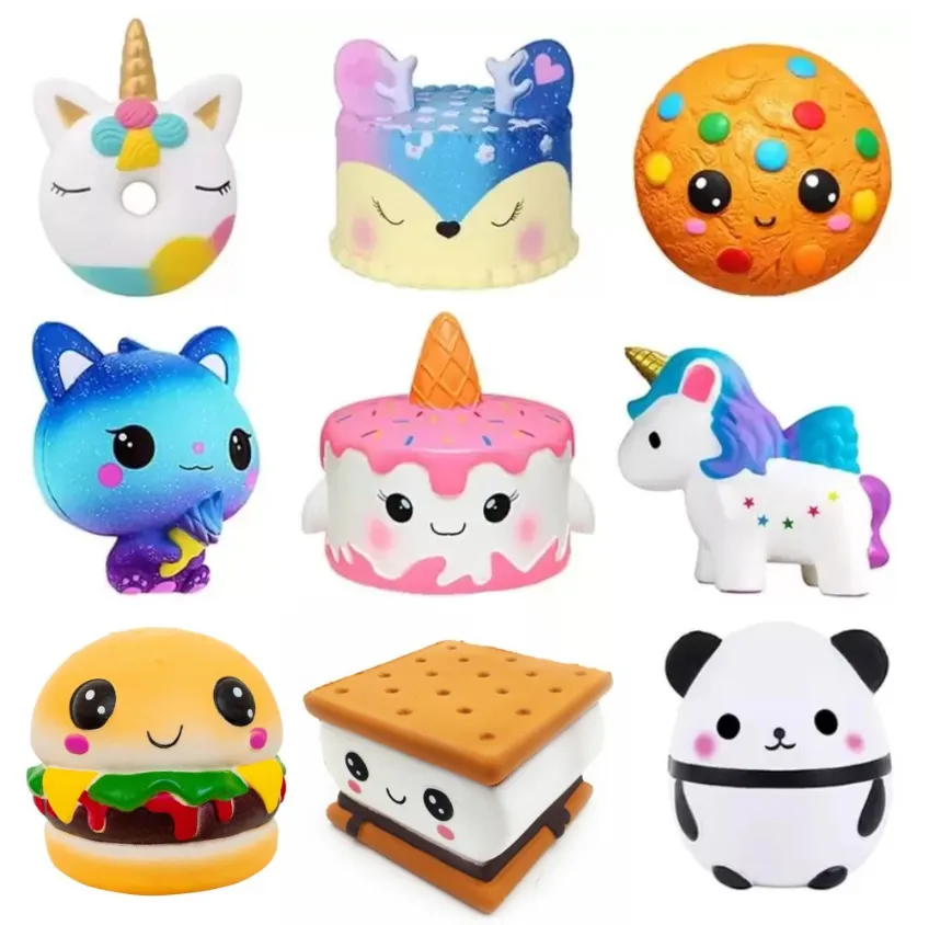 Kawaii Squishies Jumbo Squishy Cake Deer Animal Panda Toy, Lento Para ...