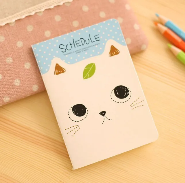 Wholesale Cute Cat Mini Notebook With Stitching And Binding Portable ...