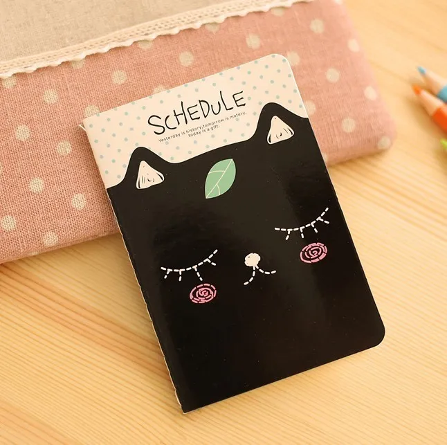Wholesale Cute Cat Mini Notebook With Stitching And Binding Portable ...