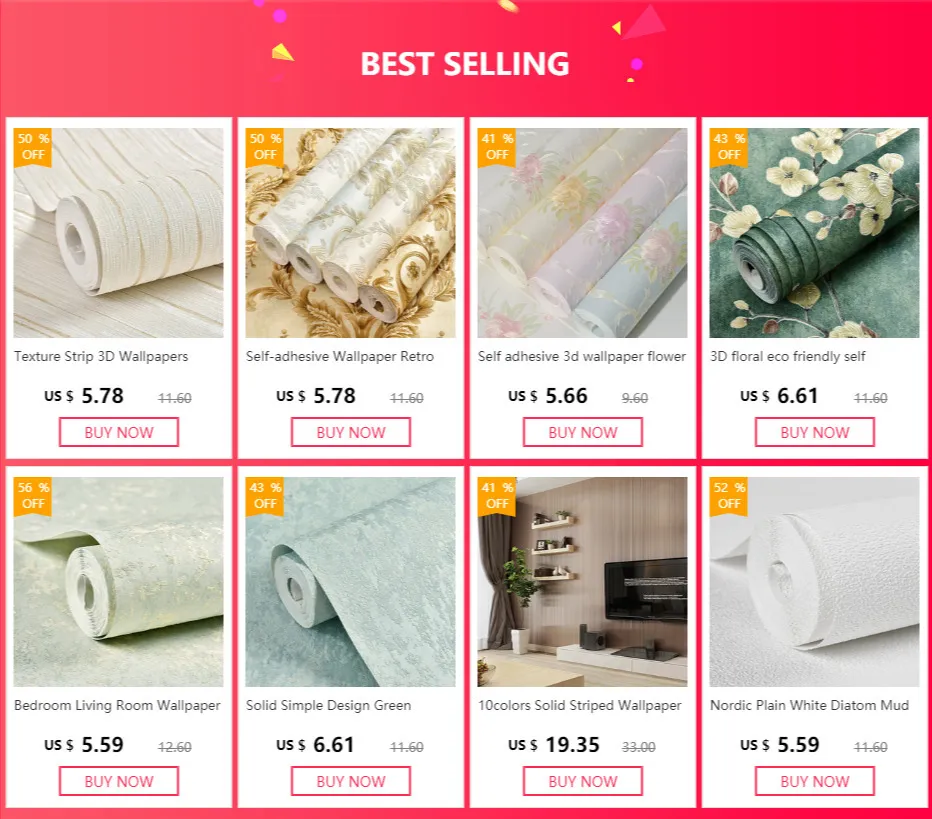 Wallpapers Mildew Resistant 3D Wall Papers Home Decor... From Luo09, $3 ...