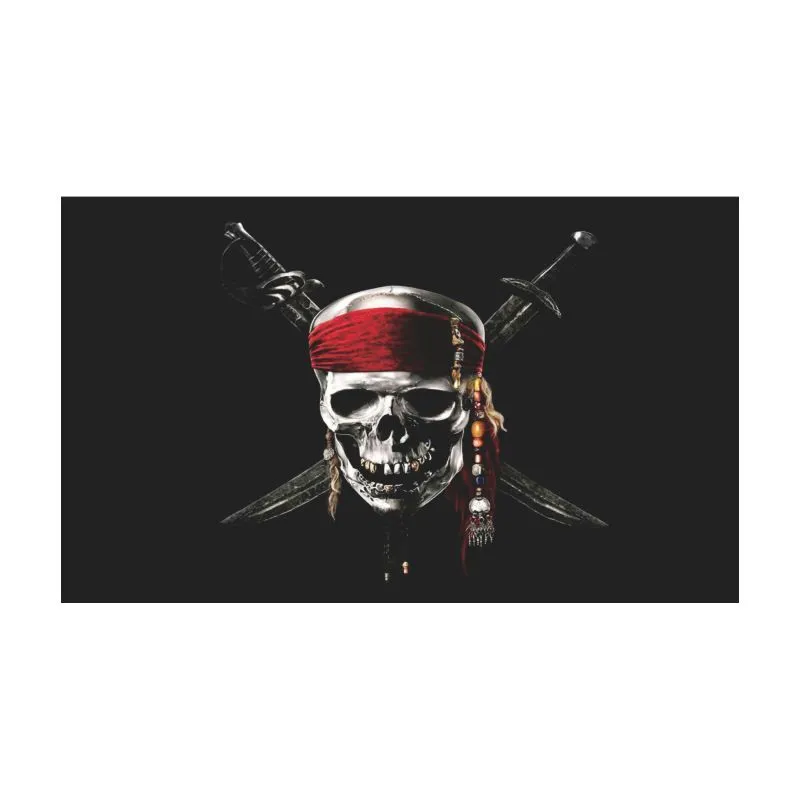 Jolly Roger Pirate Cornish Flag Cross Bone Skull Banner 52 Styles For ...