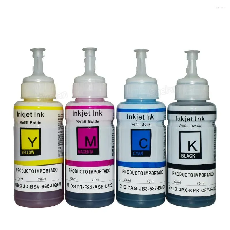 Dye Ink Refill Kits For Printers L Series L100, L110,L120, LL132, LT210 ...