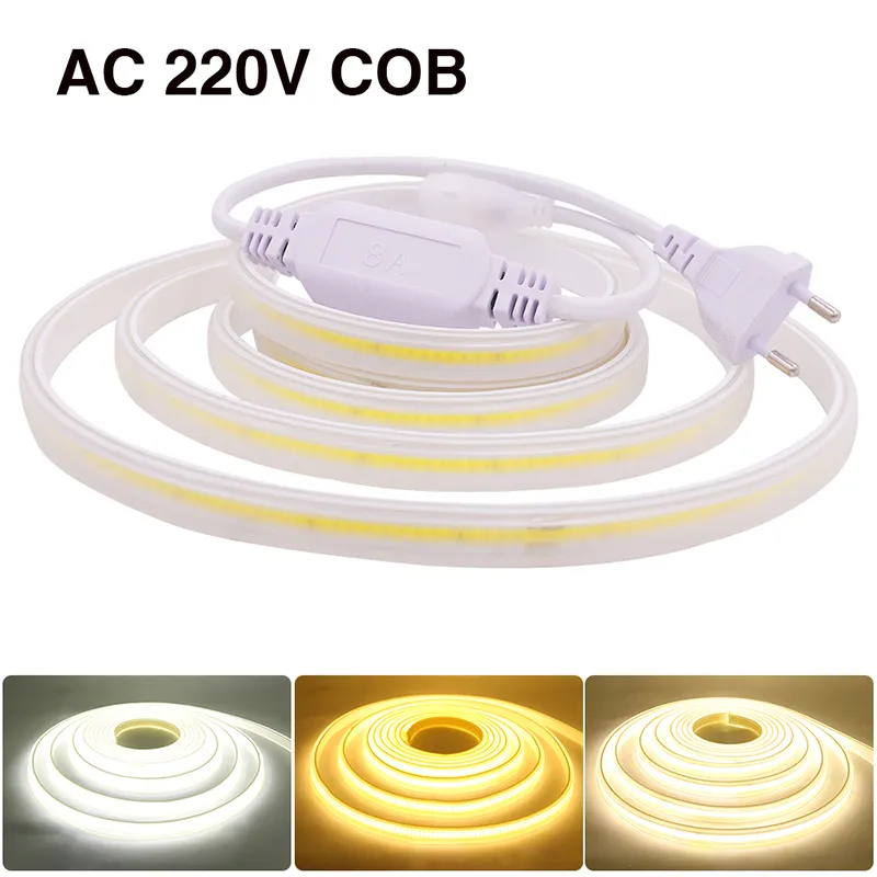 Flexible COB Cob Led Strip 24v 288 High Density Linear Light ...