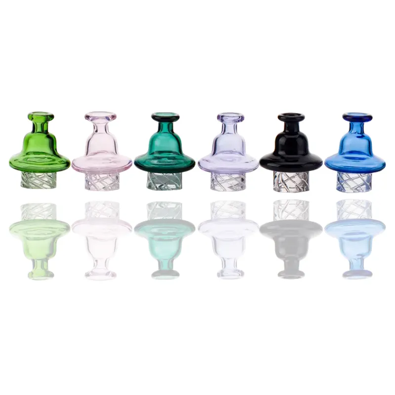 Glass Vortex Carb Cap For Bangers | Quartz Carb Lid Spinner Cyclone ...