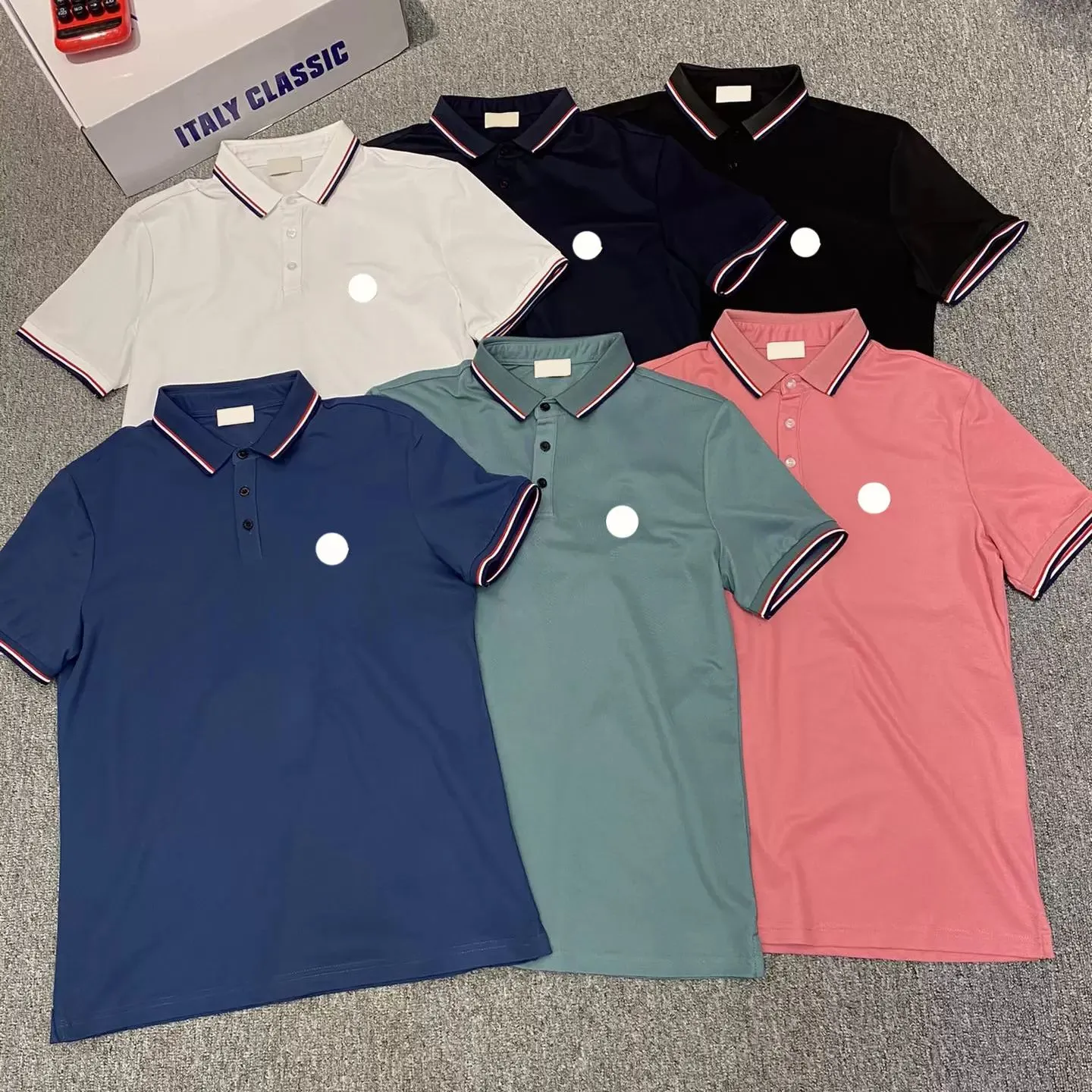 Wholesale Frence Brand Embroidered Crew Neck Polo Shirts Classic ...