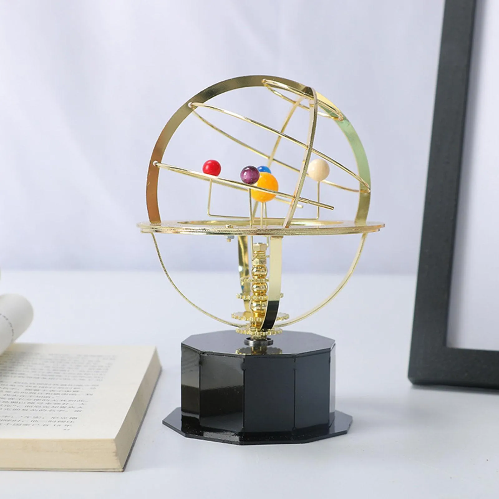 Grand Orrery Model Solar System Figurin Ornament Metall ...