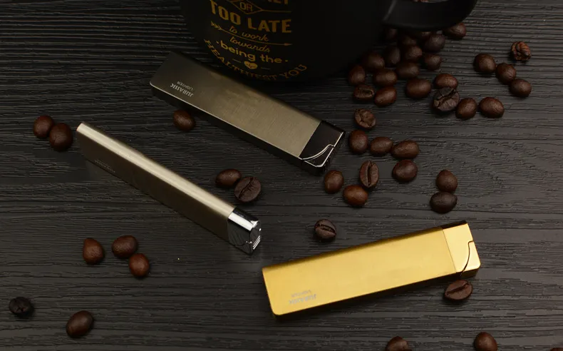 Butane Cigarette Lighters, Metal Green Flame Torch Lighter: Windproof ...