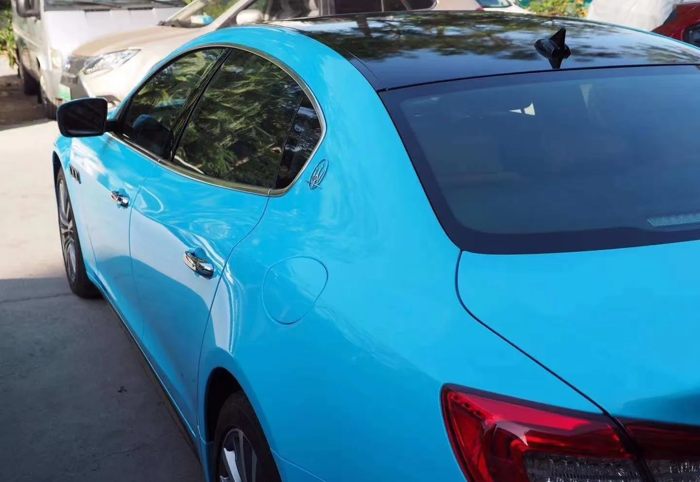 Crystal Gloss Light Blue Vinyl Wrap Glossy Car... From Orinotech, $199. ...