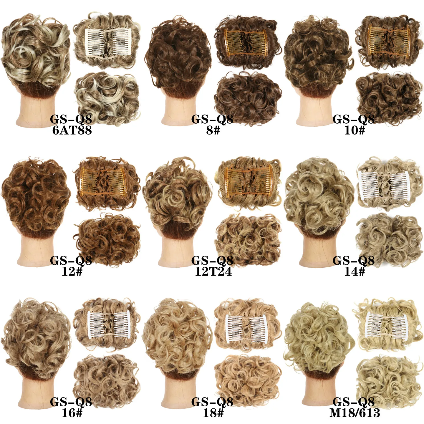 Elegant Curly Hair Bun Maker Accessories - Create Stylish Chignons ...