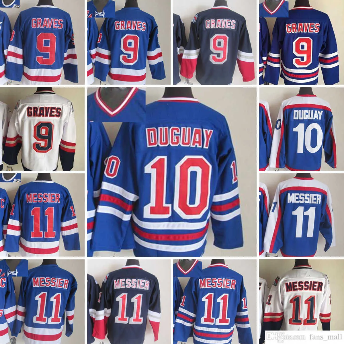 Movie CCM Vintage Ice Hockey 9 Adam Graves Jerseys 10... From Fans_mall ...