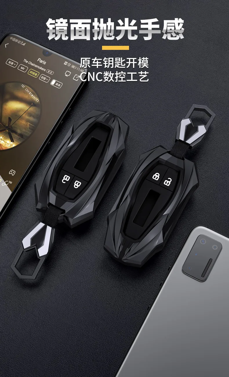 Aluminum Alloy Car Key Fob Protector - Universal Key Fob Case, Premium ...