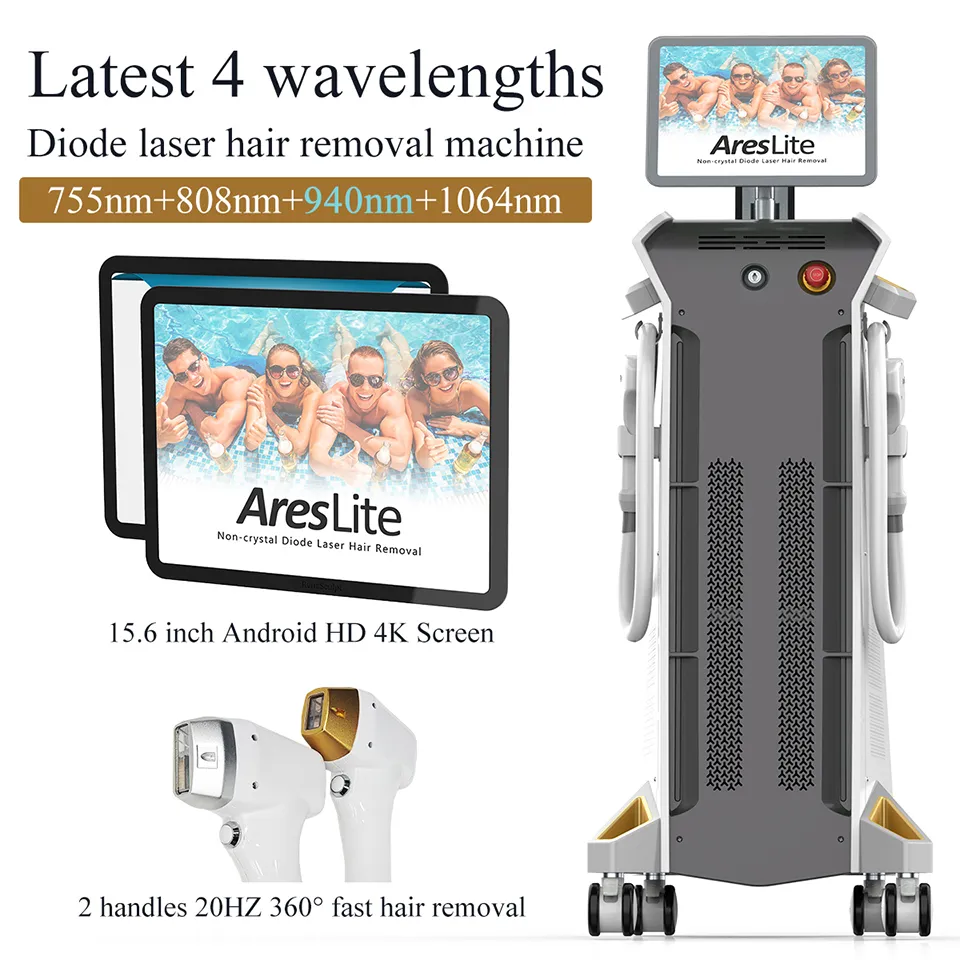 Professional Laser Hair Removal Machine 808 Nm Diode Laser Bar Stack ...