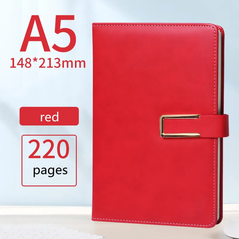 Wholesale PU Leather A5/B5 Journal 4 Line Notebook With Magnetic ...