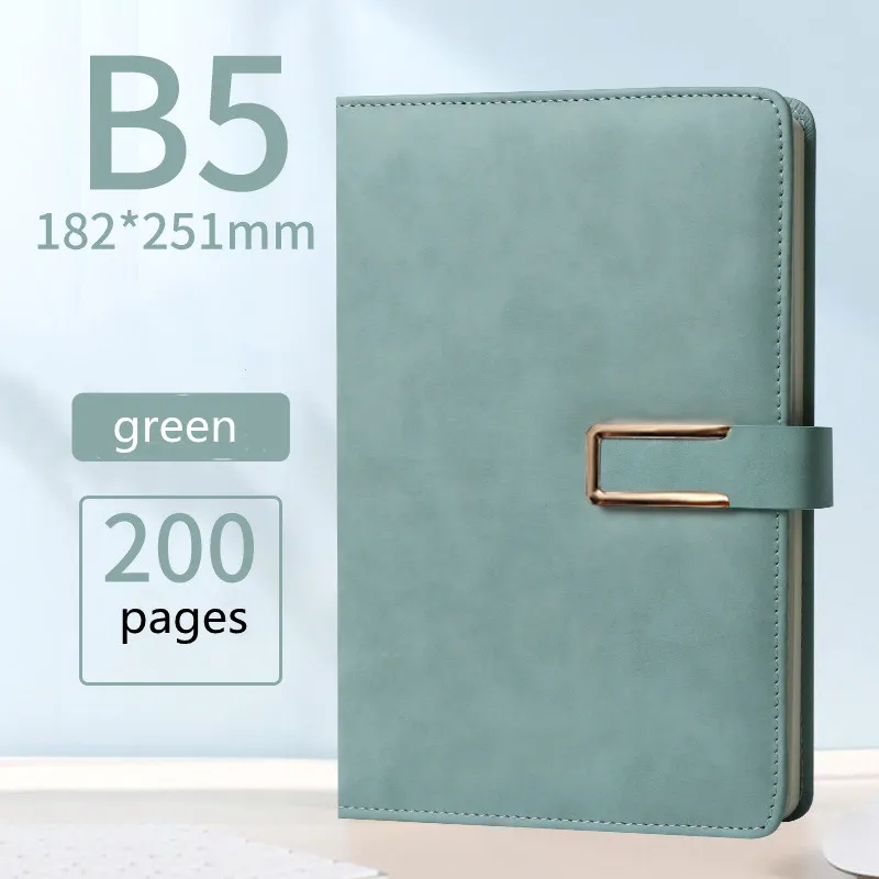 Wholesale PU Leather A5/B5 Journal 4 Line Notebook With Magnetic ...